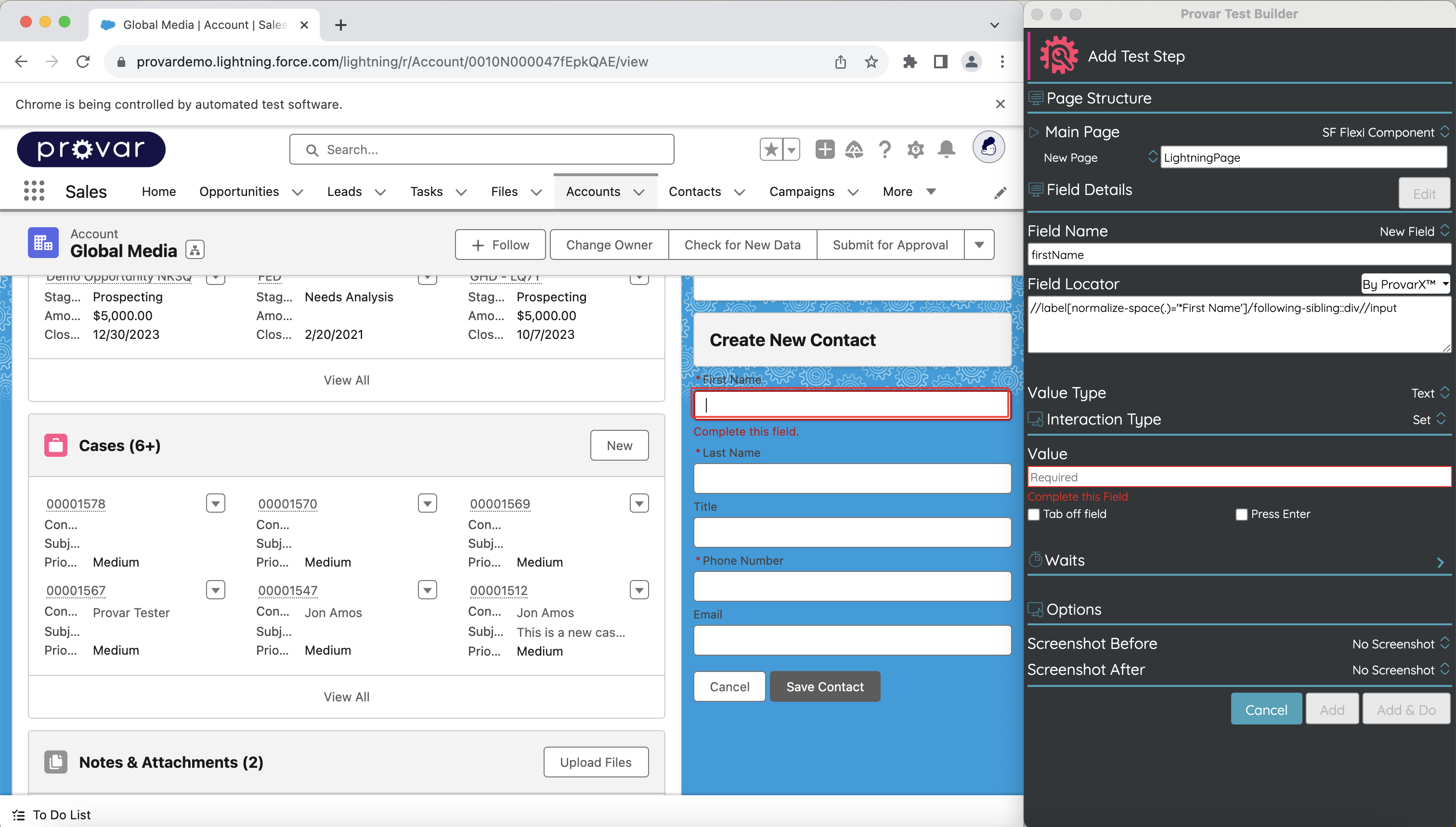 ProvarX™, Page Object Locators | Provar Documentation